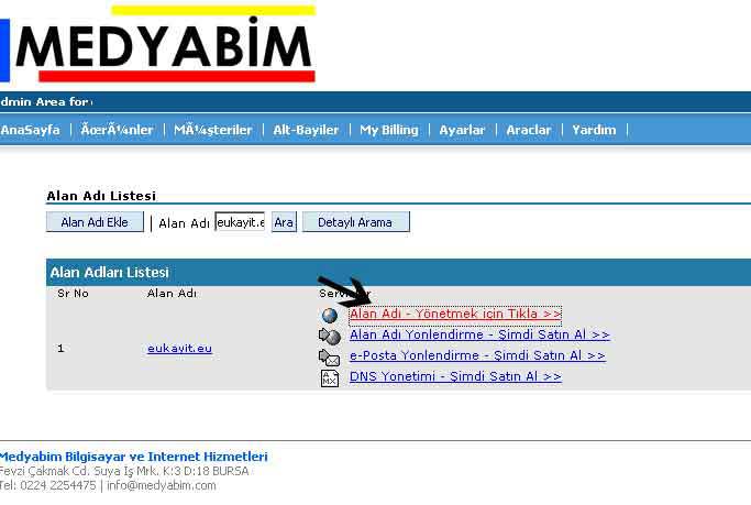 Yeni Name Server Oluşturma